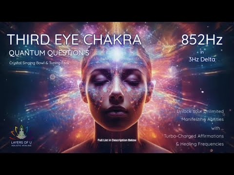 💜 852Hz & 3Hz Refine your Intuition & Strengthen Inner Wisdom - Affirmations 4 Third Eye Chakra ...