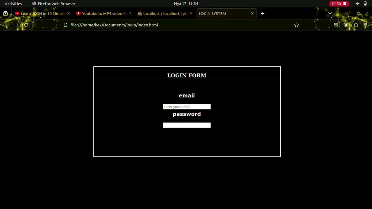 how to create login form using html and css - YouTube