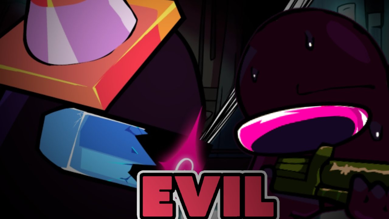 Friday night funkin mod corrupted blue Crewmate vs Black imposter - YouTube