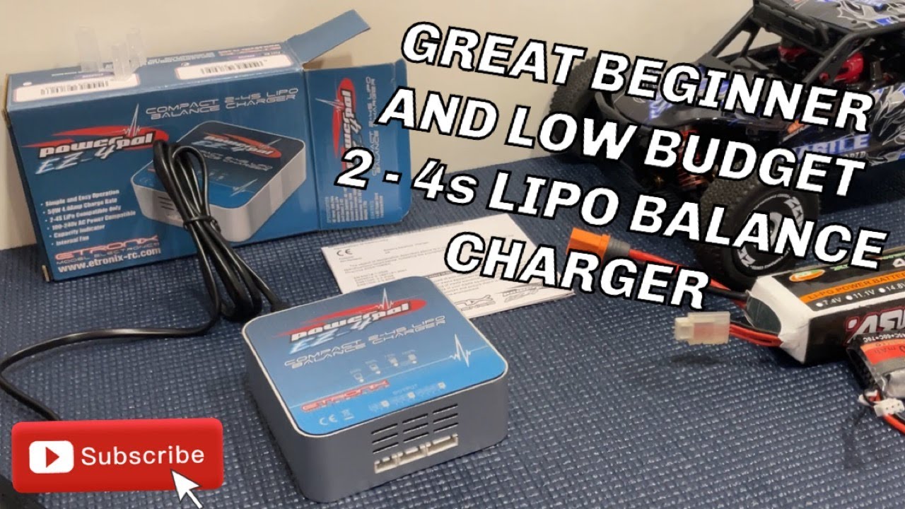 Etronix PowerPal EZ-4 50w 2 - 4s Lipo Balance Charger, Best Beginner ...