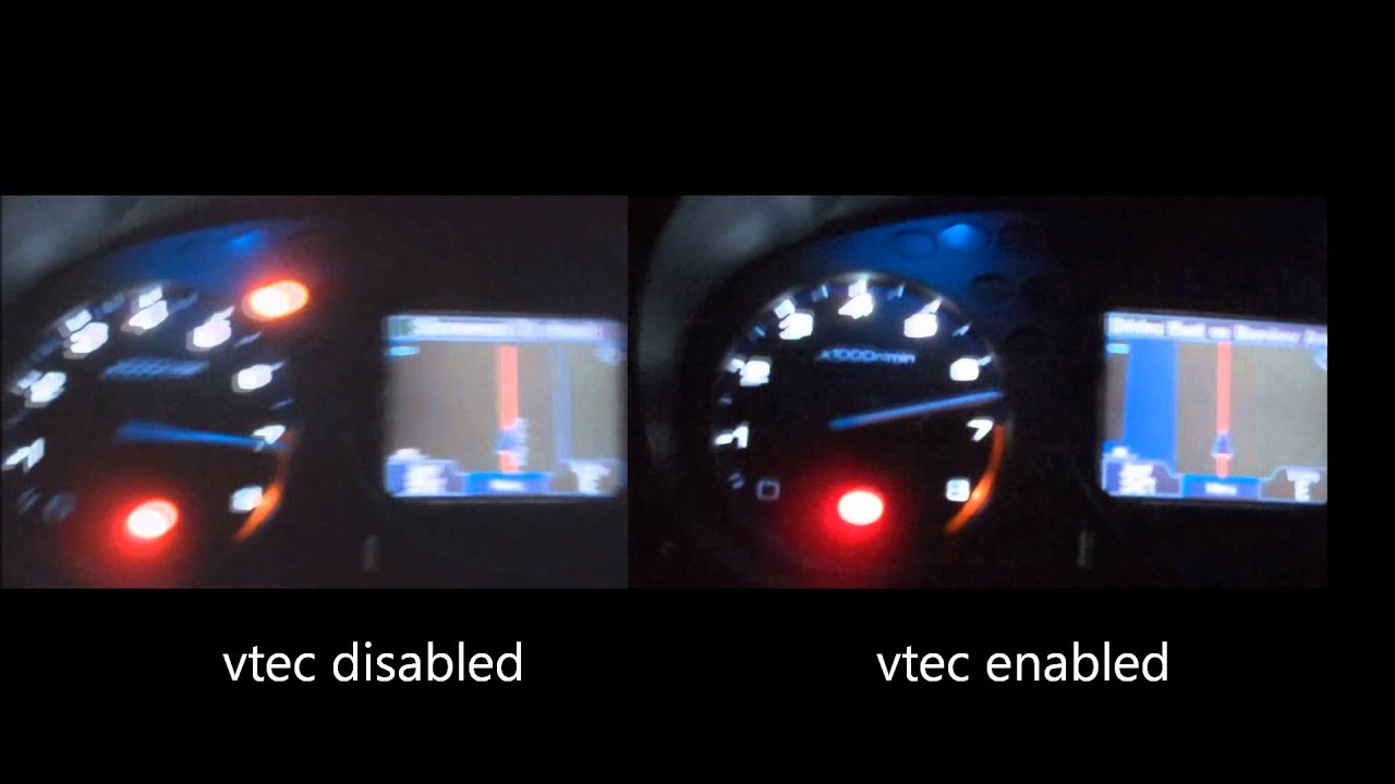 Vtec vs no Vtec - YouTube