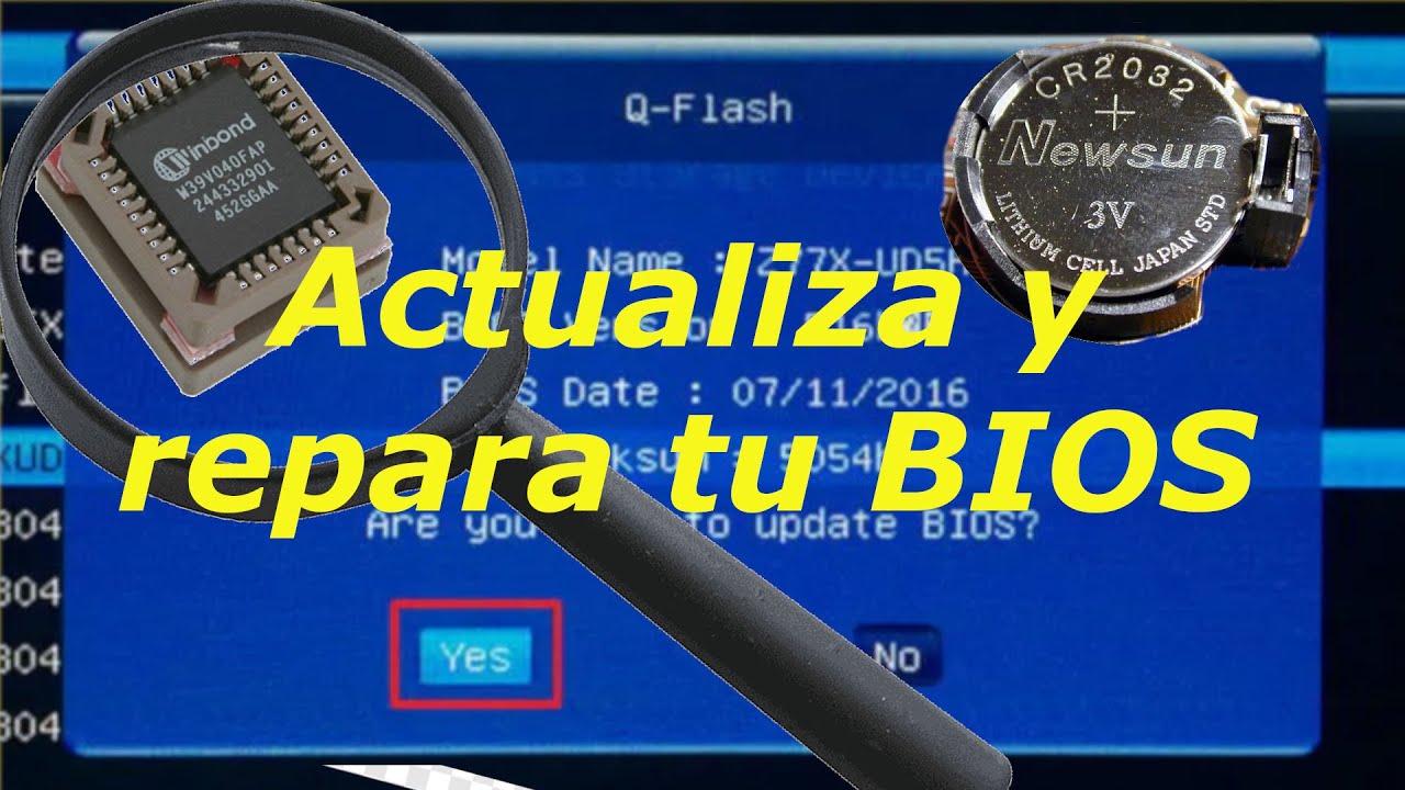 Como actualizar la BIOS y solucionar falla "PC enciende, se apaga y ...