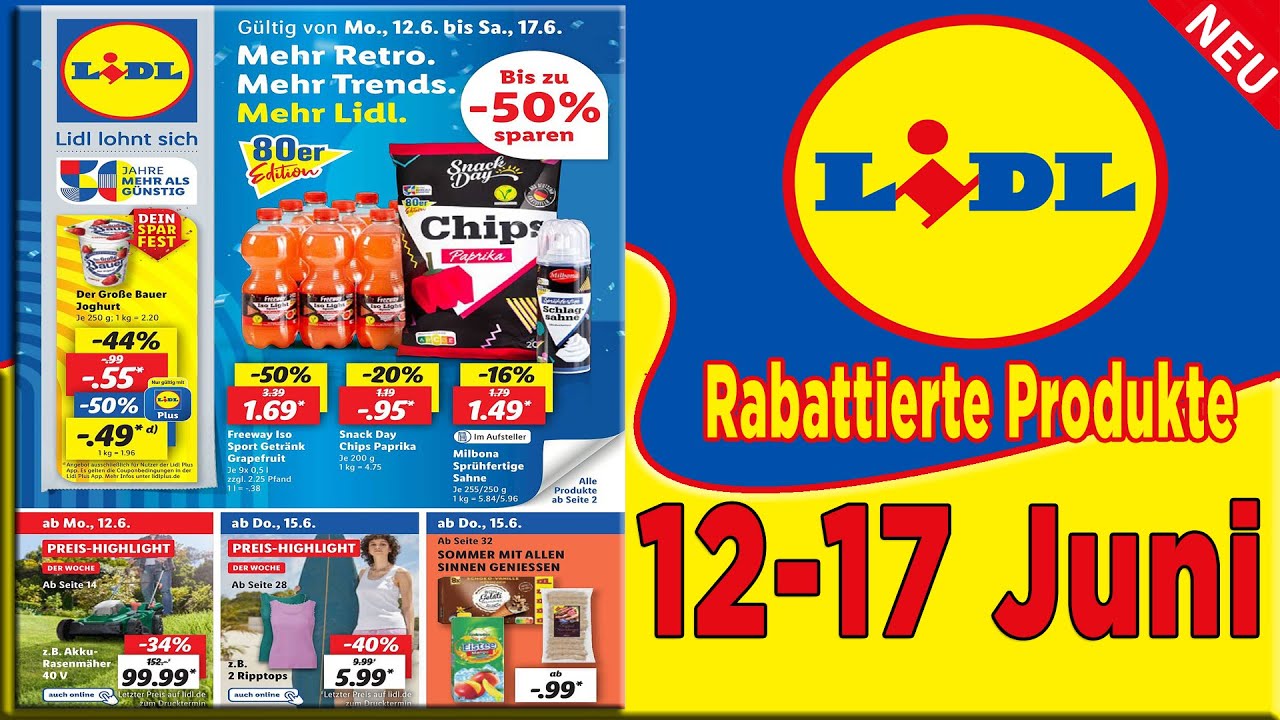 🇩🇪 LIDL Werbung Prospekt / Prospekt Angebote Werbung DE / Gültig von 12 ...