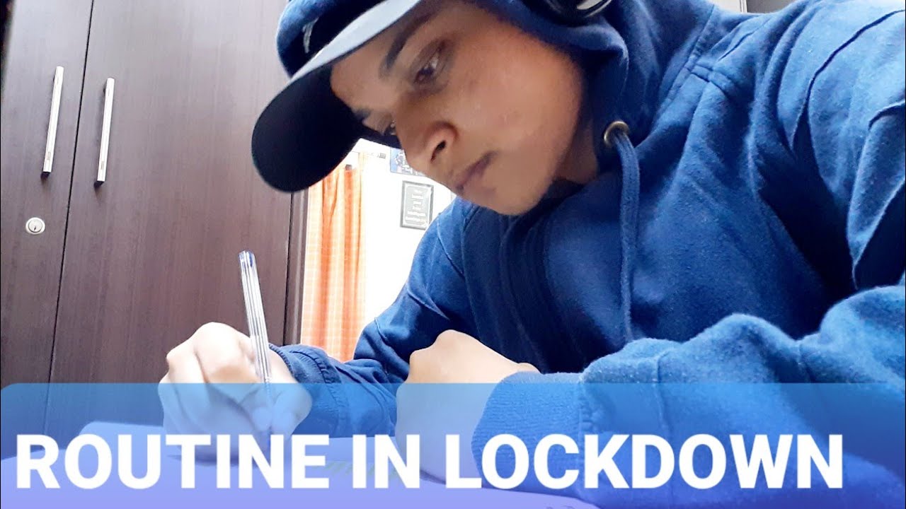Daily routine of an Indian student during lockdown - YouTube