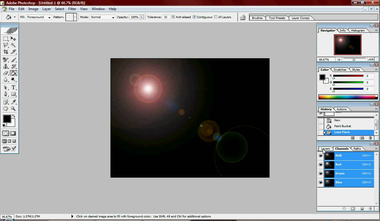 How to make a Sun Light in Photoshop [HD] - YouTube