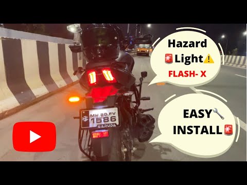 FLASH X HAZARD LIGHT FOR DOMINOR 400 | EASY INSTALLATION | DOMINOR 400 ...