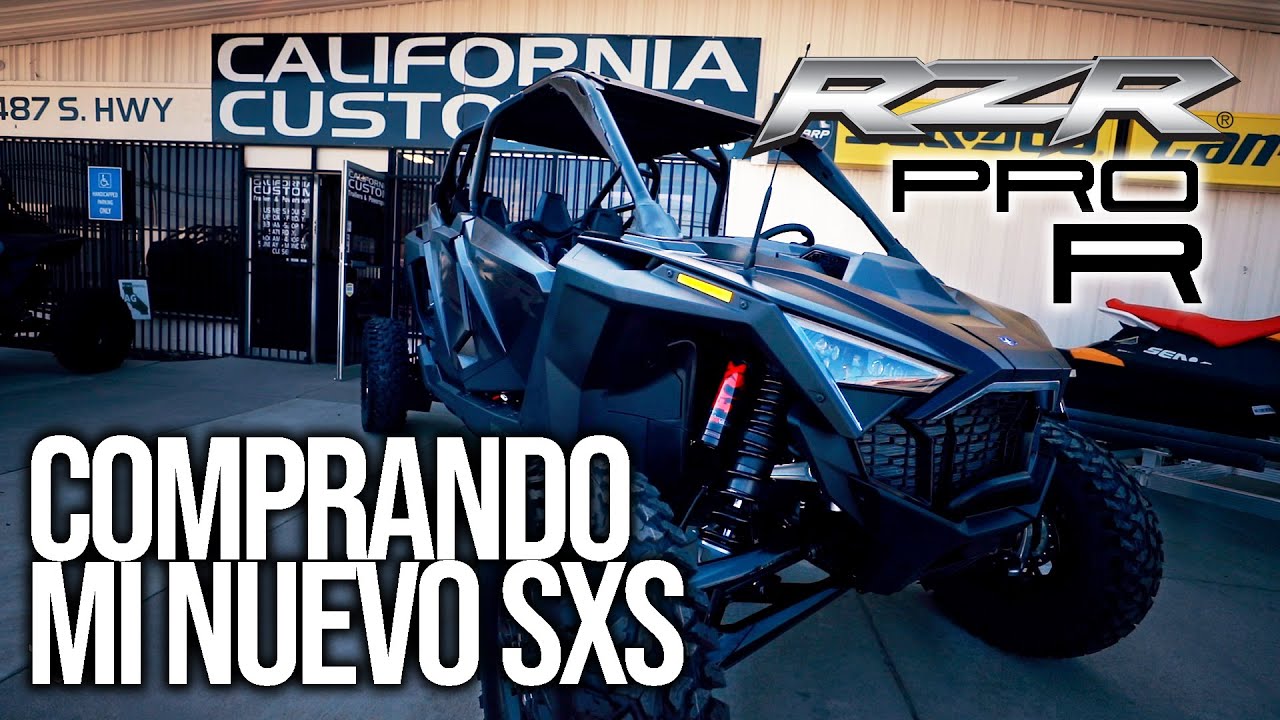 Comprando mi RZR Pro R En California Custom De Merced CA - YouTube