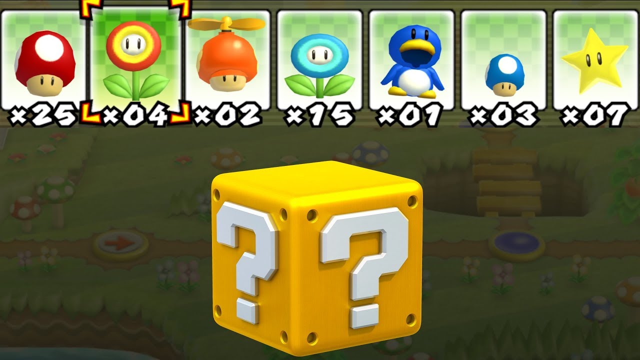 What happens when a Power-Up Block uses Mario's Power-Ups? - YouTube