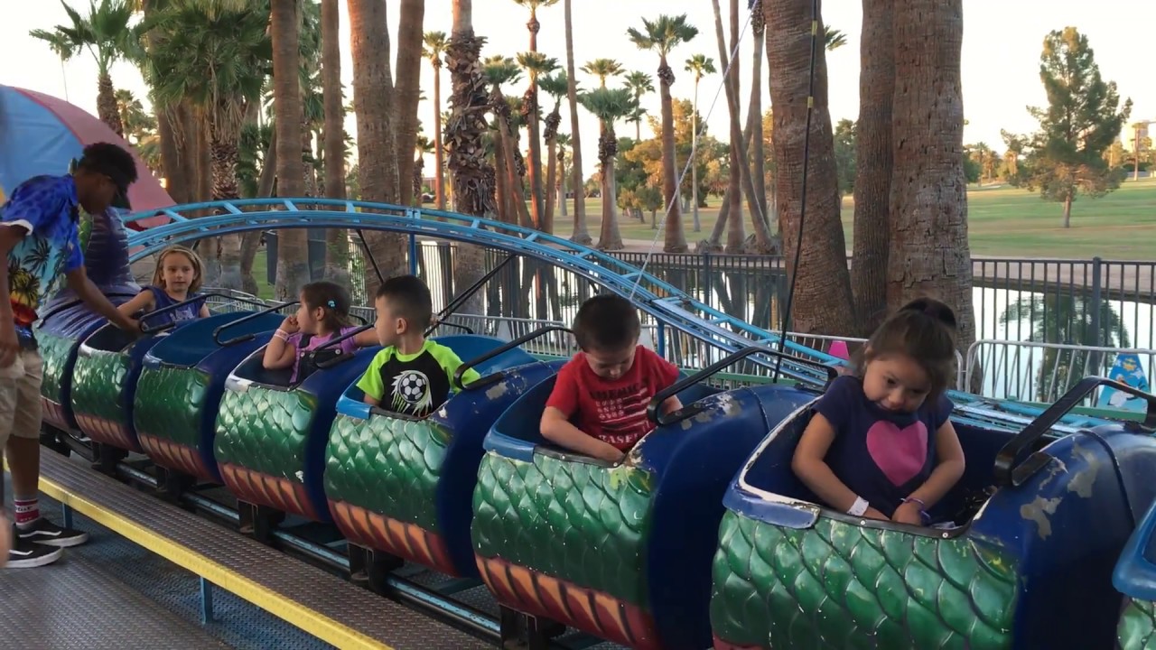 Riding Kids Dragon Roller Coaster with Jayden - YouTube