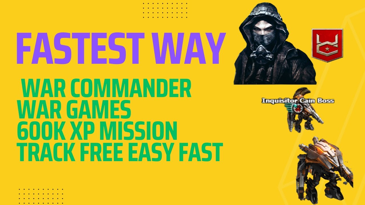War Commander War Games fastest way farm 600k xp in 8m about 5million 1 ...