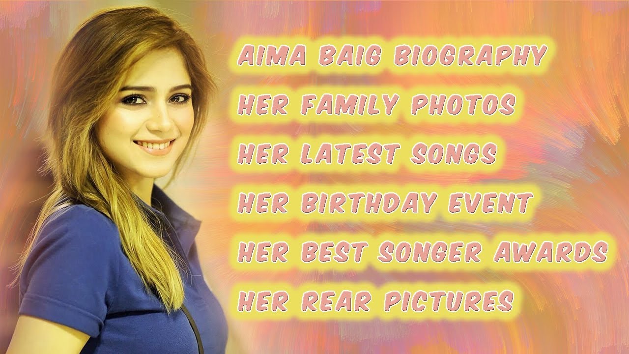 Aima Baig Biography, latest songs, family photos & her Award Event ...