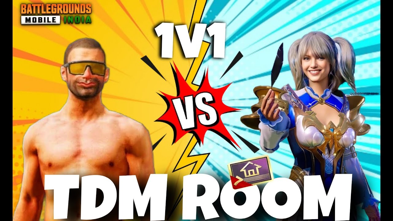 TDM ROOM ll 1V1 || #gaming #bgmilive #bgmi #girlgamer - YouTube