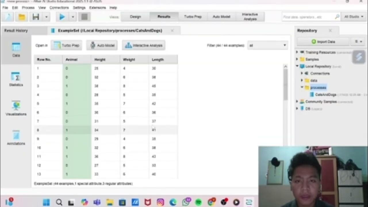 Menggunakan Rapid Miner Pada Algoritma K-Nearest Neighbors - YouTube