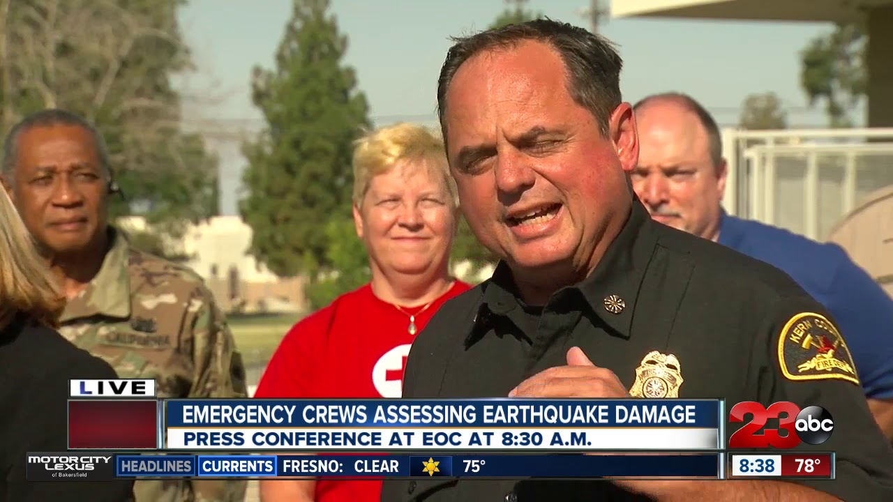 Kern County Office of Emergency Services Press Conference - YouTube