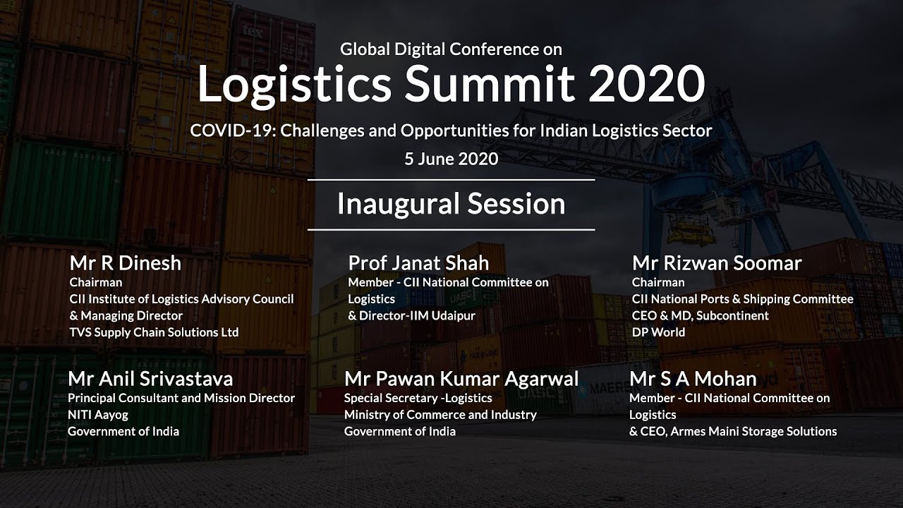 Logistics Summit 2020 - Inaugural - YouTube