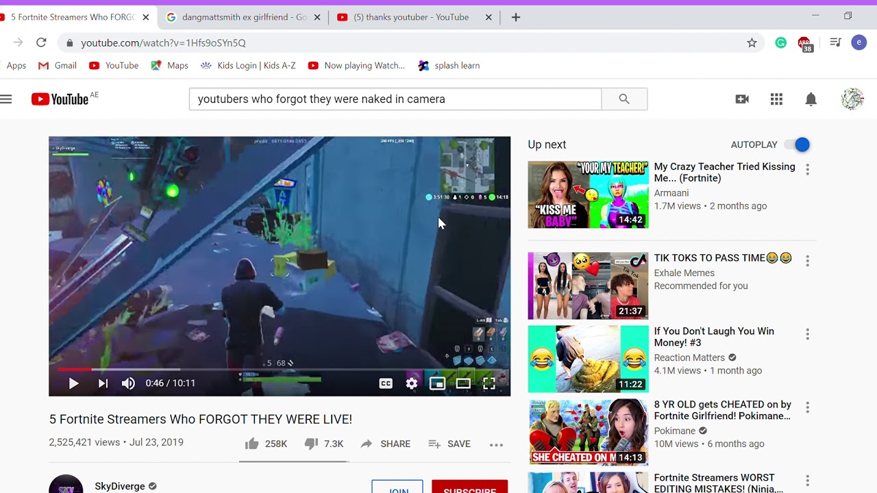 5 Fortnite Streamers Who FORGOT THEY WERE LIVE! - YouTube