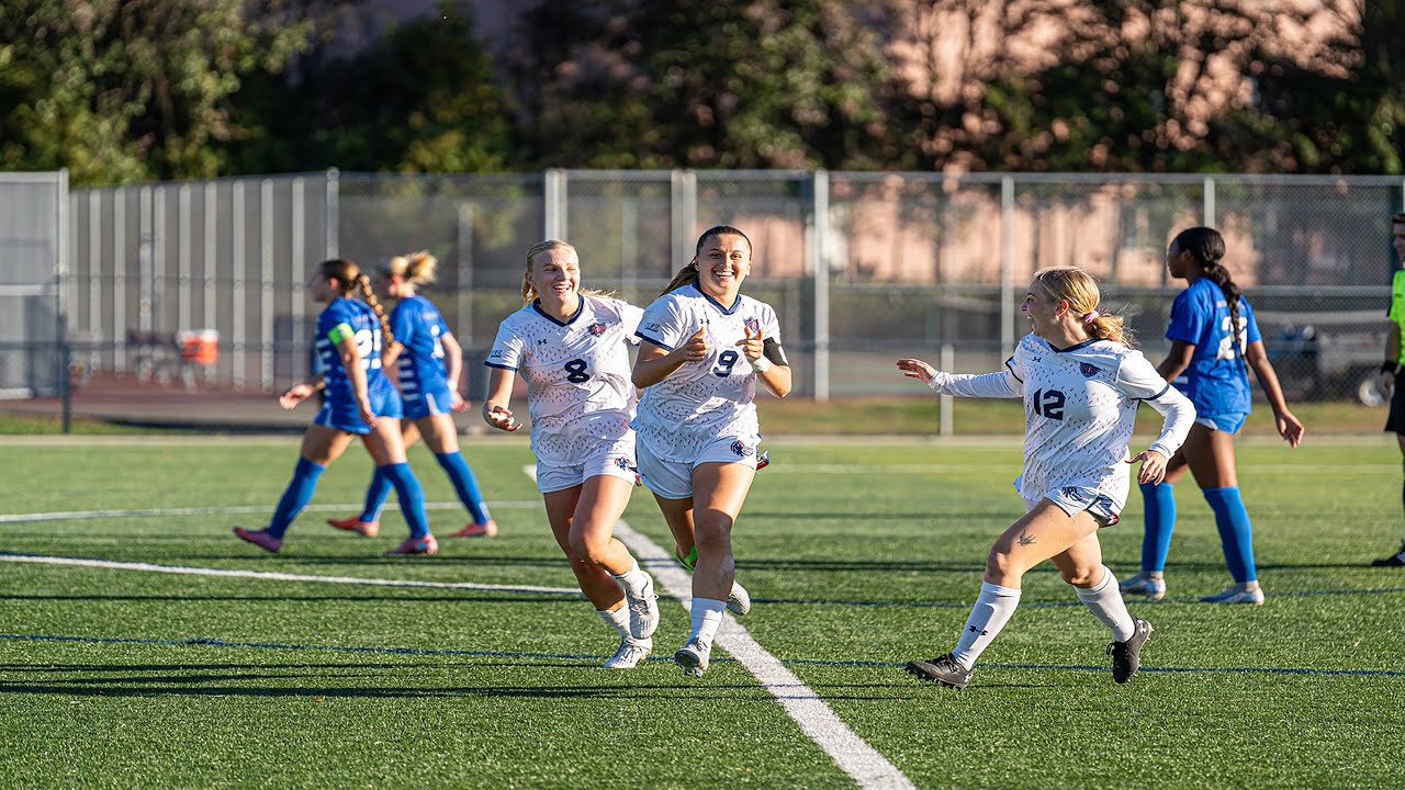 FDU Women's Soccer Wins Seventh Straight! - YouTube