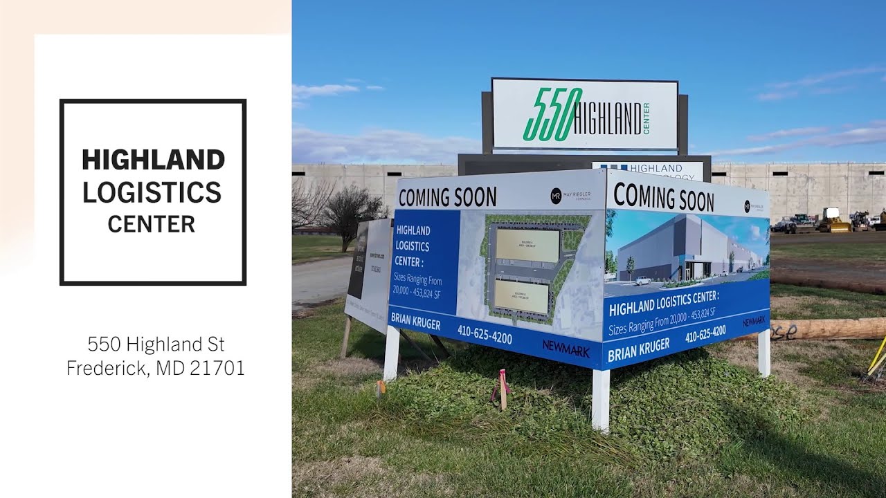 Highland Logistics Center - Commercial Property in Frederick, MD - YouTube