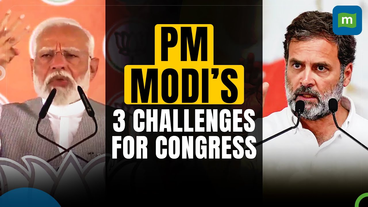 Lok Sabha 2024 | PM Modi’s Three Open Challenges For Congress On These ...