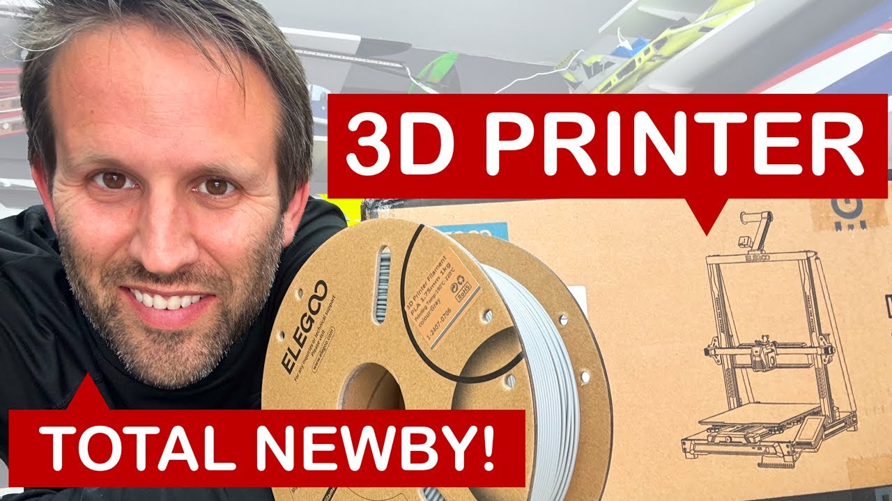 LIVE: Newby unboxing & assembling First 3D Printer - YouTube
