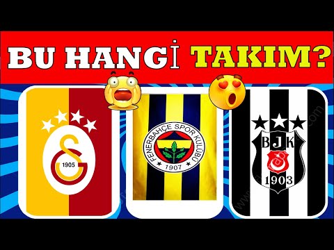 Bu Hangi Takım ❓ FUTBOL Takımı Logo Challenge Oyunu ⚽🔍