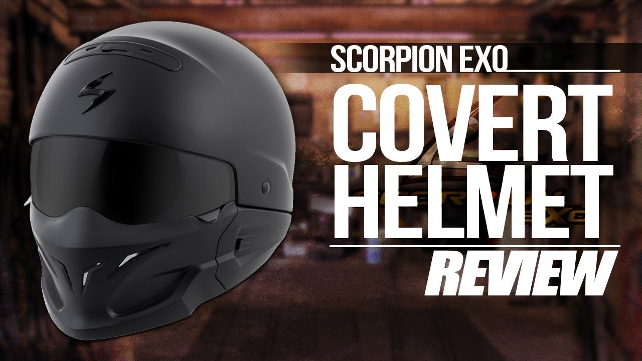 Scorpion EXO Covert Motorcycle Helmet Review at BikeBandit.com - YouTube