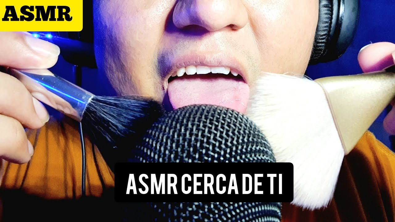 ASMR | HACIENDO ASMR muy CERCA del mic (asmr en español) - YouTube