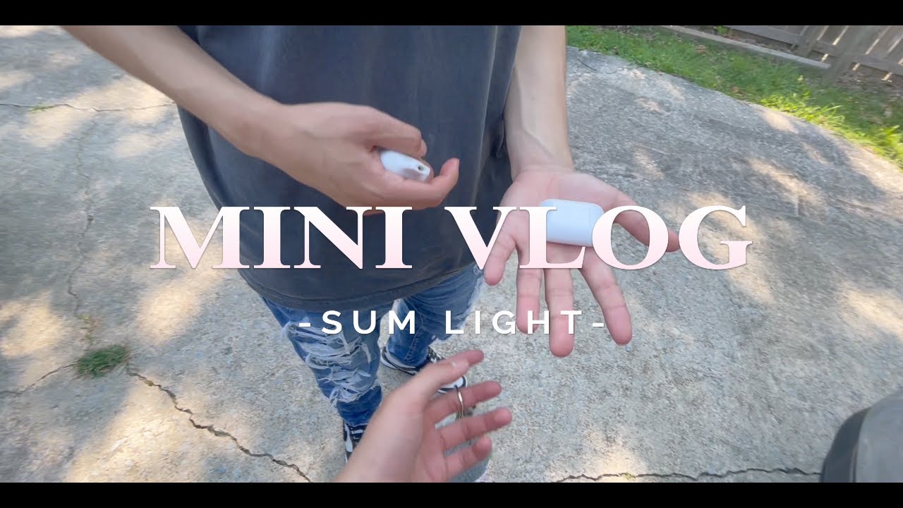 first mini vlog! (sum light) - YouTube