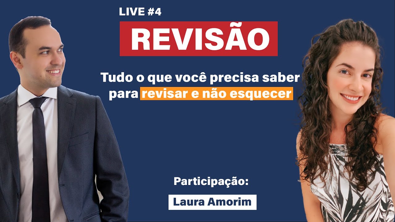 Live #4 - Tudo o que você precisa saber sobre REVISÕES - Com Laura ...