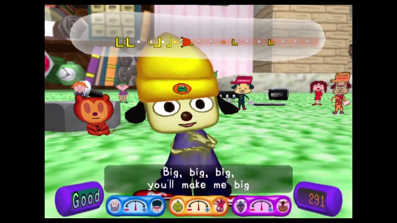 PaRappa Screams at an Ant for Being Bigger than Him - YouTube