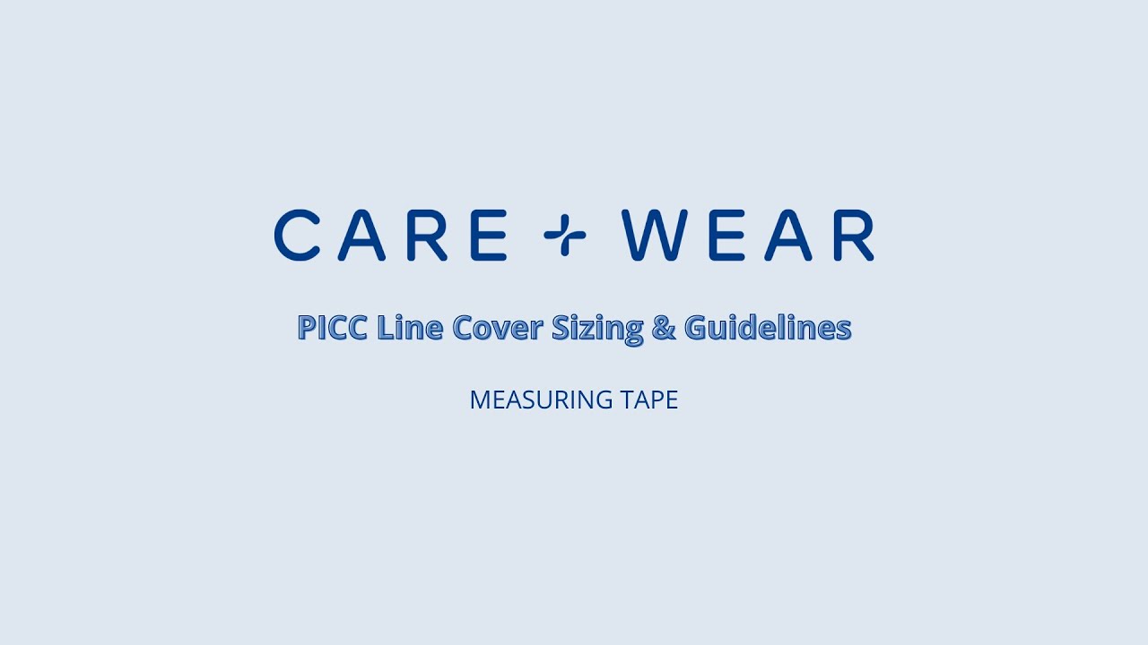 PICC Line Cover Sizing Guidelines - YouTube