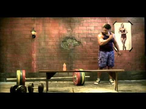 Muscle man with funny voice - YouTube
