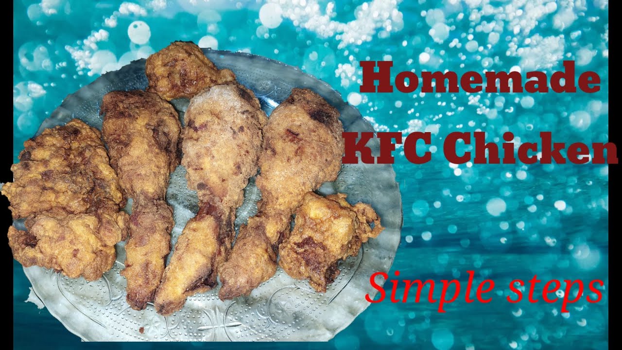 KFC Chicken | Easy Homemade kfc moto chicken | kfc type crispy chicken ...