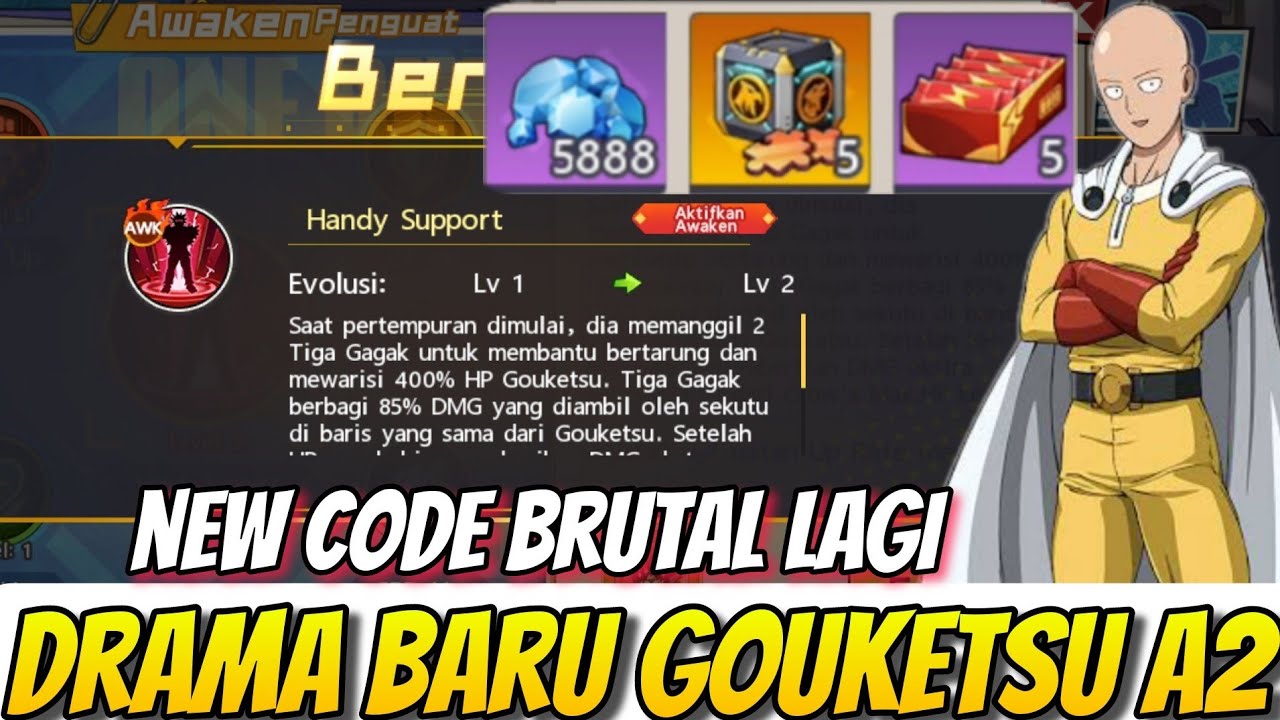 CLAIM GIFT CODE BARU FREE 5K DIAMOND🔥GACHA GOUKET A2 PALING HOKI - OPM Brutal - YouTube