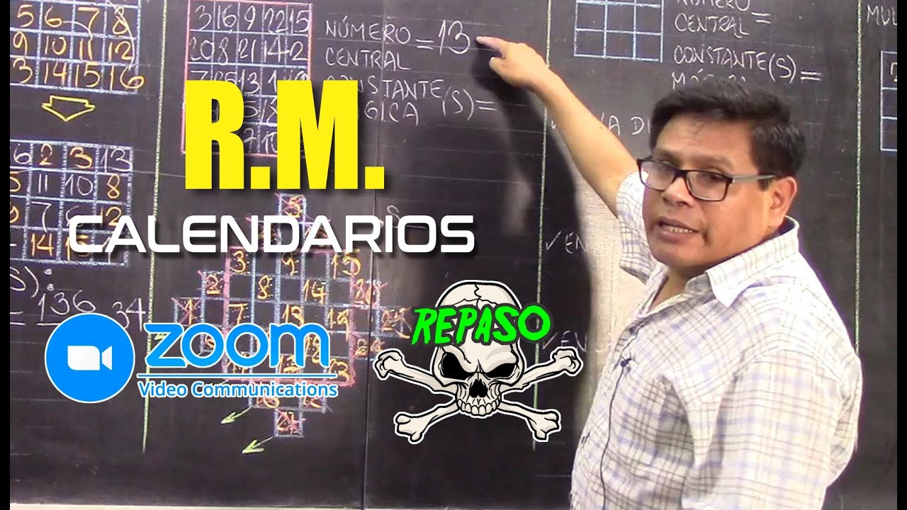 R.M. - Calendarios [ZOOM] - YouTube