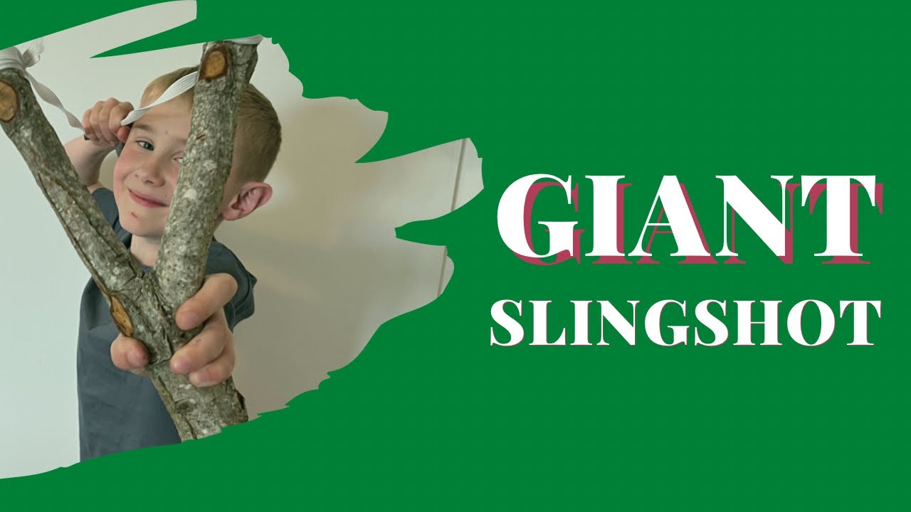 WE MADE A GIANT SLINGSHOT - YouTube