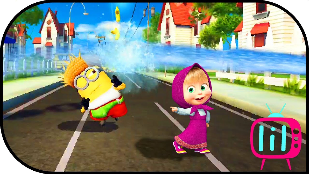 MASHA VS MINIONS! WHO IS FASTER? ⚡ Talking Tom Hero Dash | android ios ...