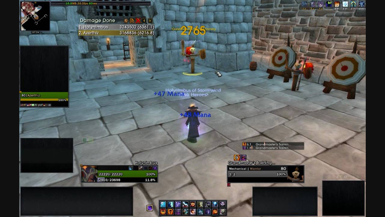 Shadow Priest - Rogue Target Dummy dps - YouTube
