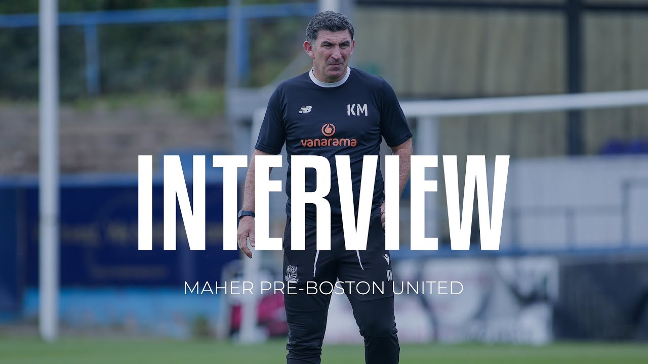Interview: Kevin Maher pre-Boston United - YouTube