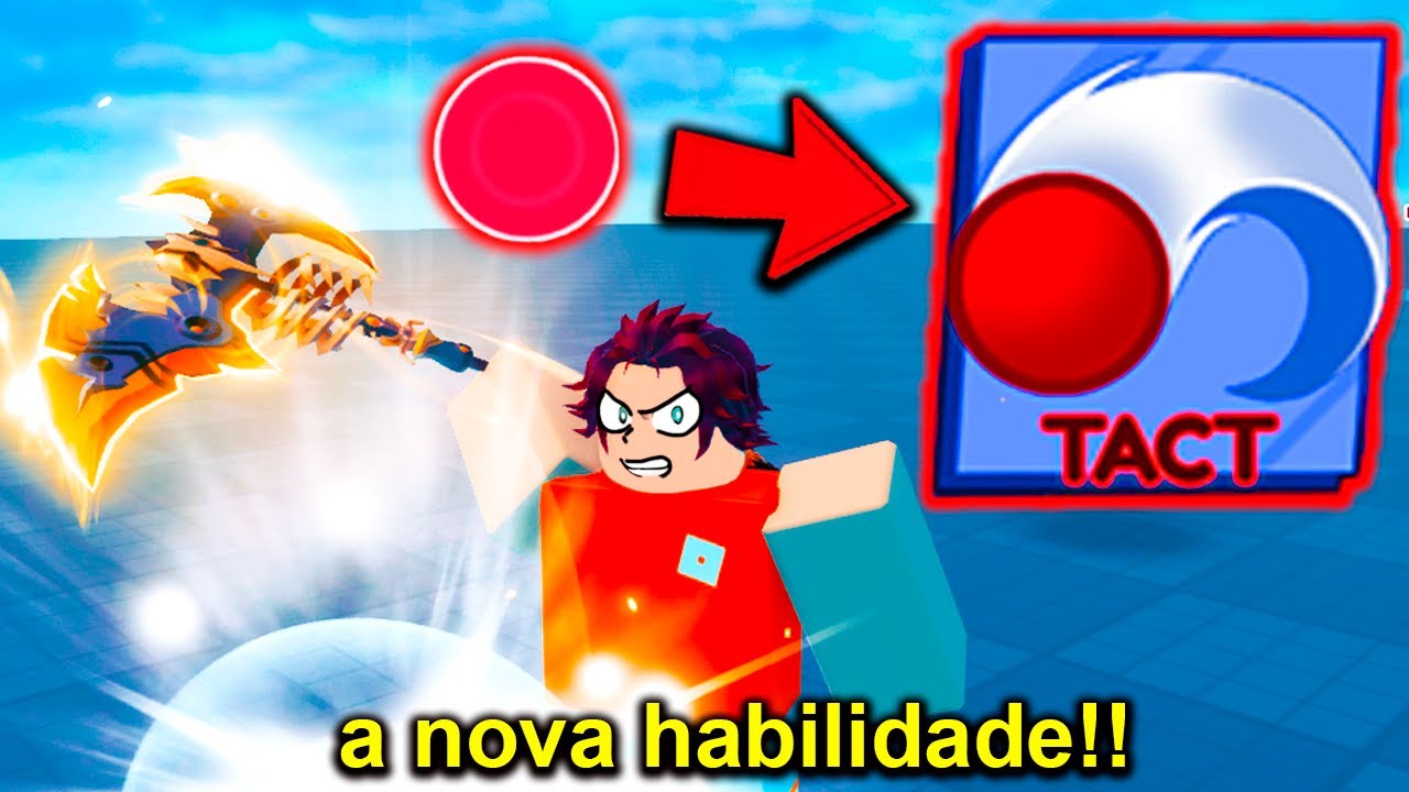testei a NOVA HABILIDADE TACT no BLADE BALL e COMO PEGAR a NOVA ...