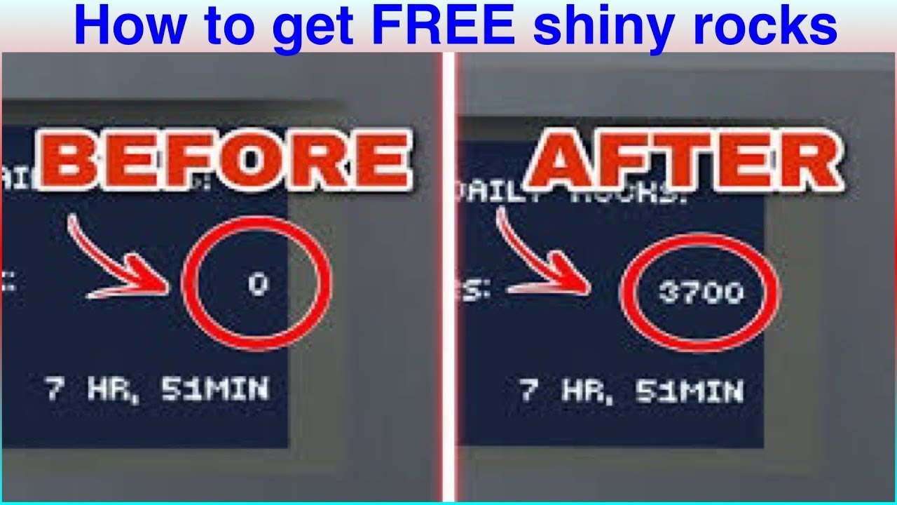 How to get free shiny rocks (Not click bait 2024) - YouTube