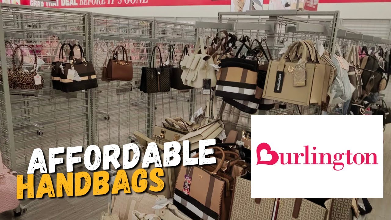 Shop With Me at Burlington | Affordable Bags & Purses Haul 2025 👜 - YouTube