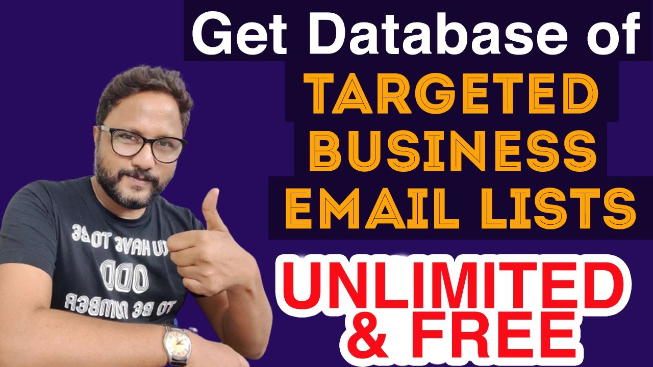 How to build an unlimited Email list in 2021 for Free, Grow Email ...