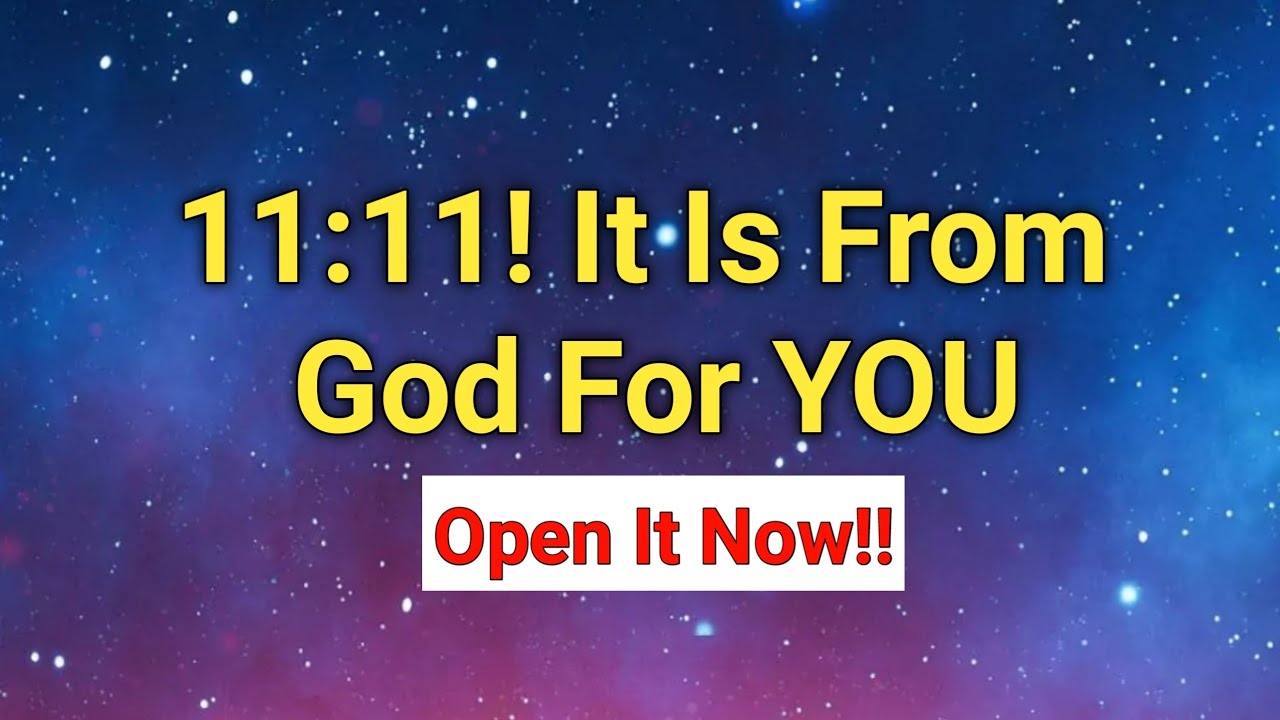 11:11 God message for you today💌 message from god🌠 #loa law of ...