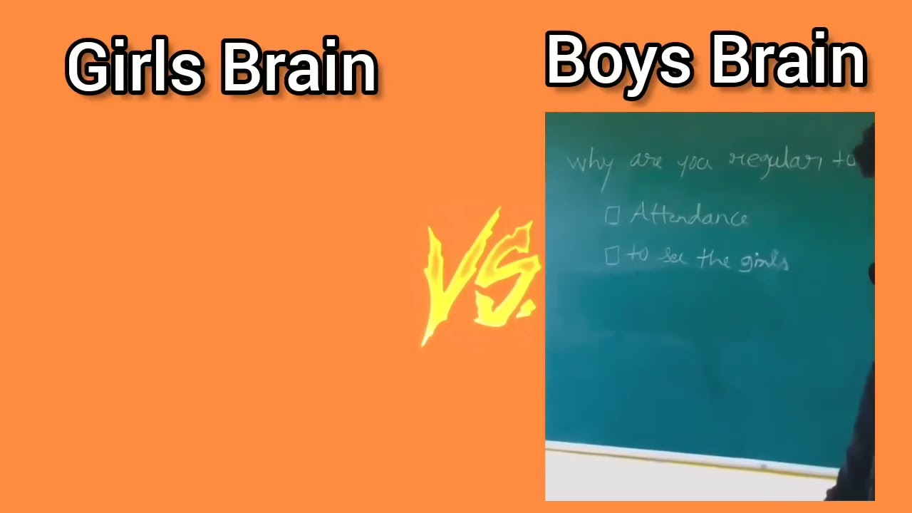 Girls Vs Boys Brain 😂🤣 #memes - YouTube