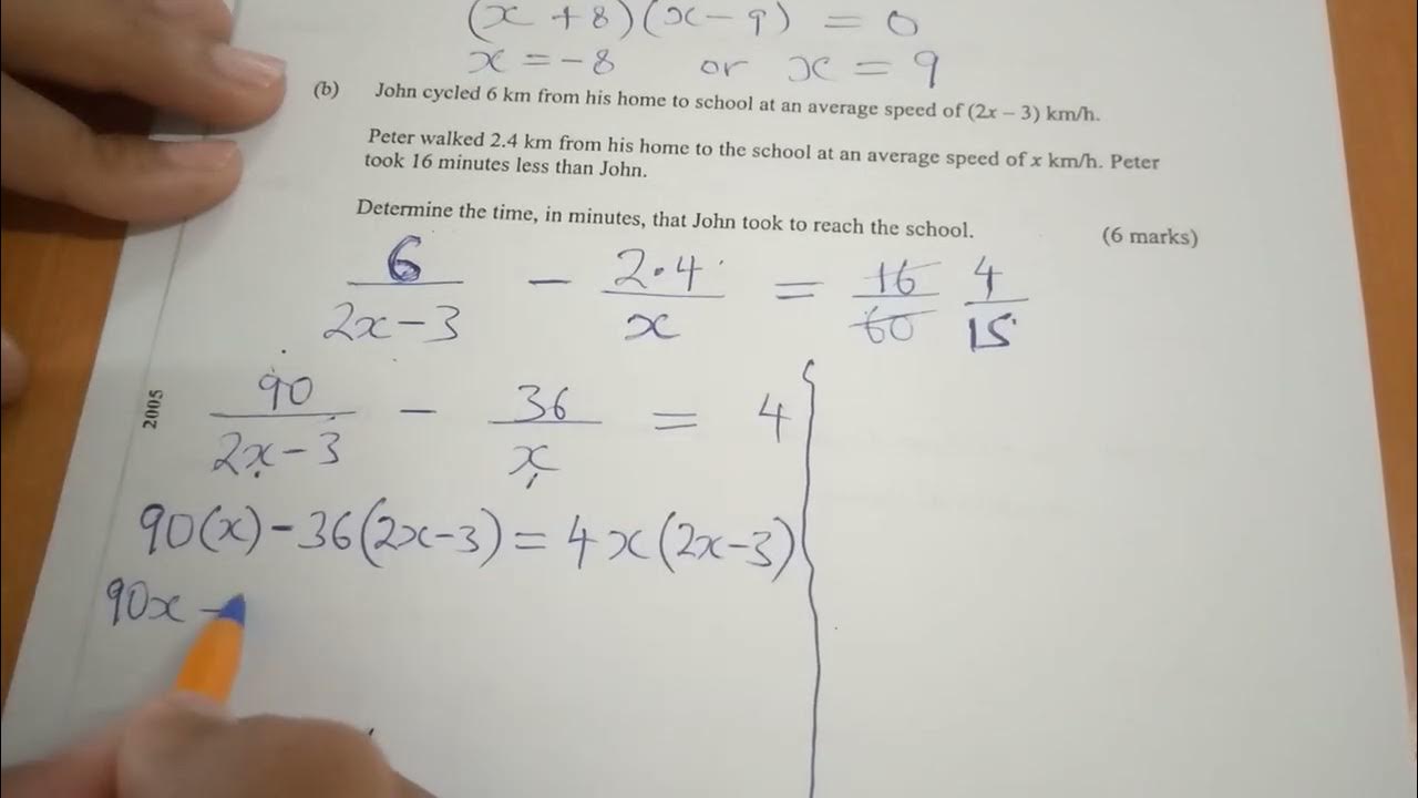 KCSE 2021 - LINEAR MOTION - YouTube