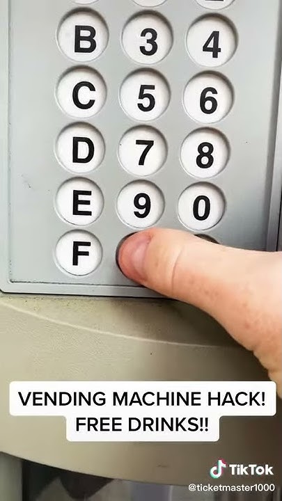 Hacks for vending machines - YouTube