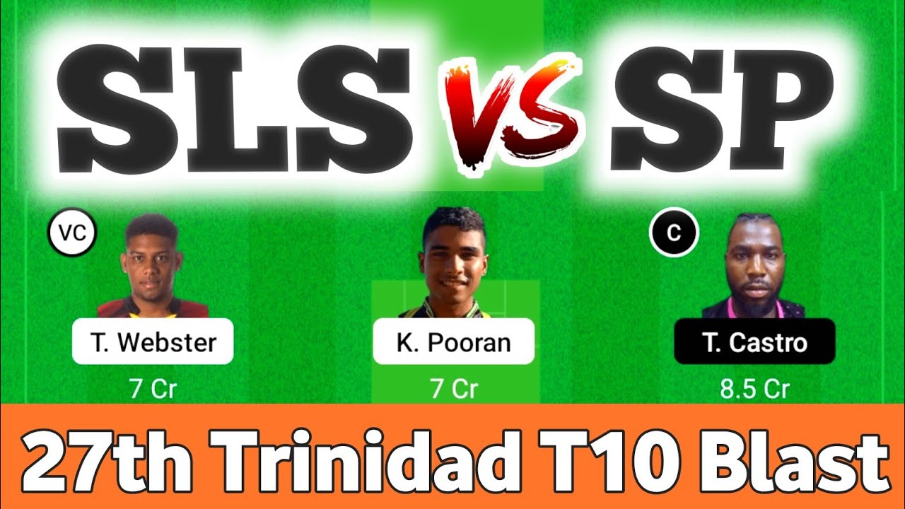 SLS vs SP Dream11, SLS vs SP Dream11 Team, Scarlet Ibis Scorcher vs ...