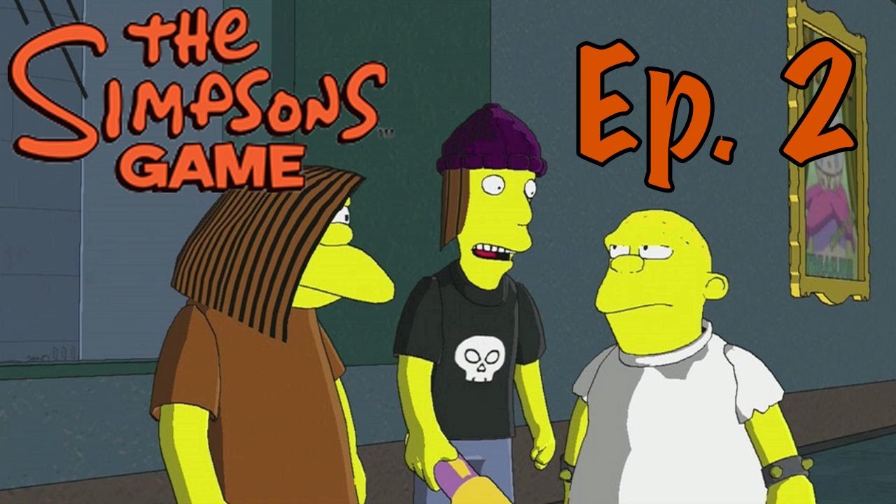 MUSEUM THIEVES (The Simpsons Game Walkthrough Ep. 2) - YouTube