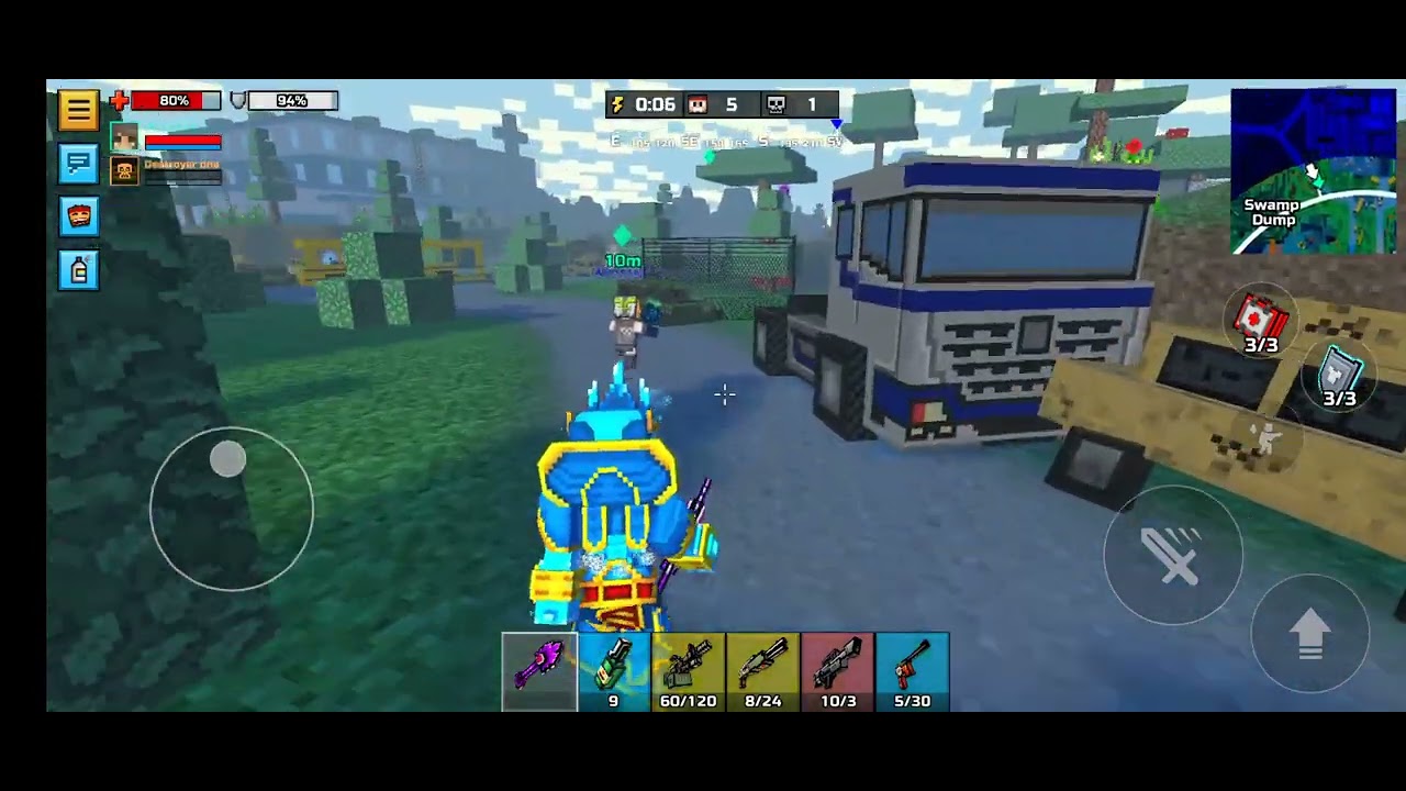 3 Kill Battle Royale Victory ! - Pixel Gun 3D - PG3D - YouTube